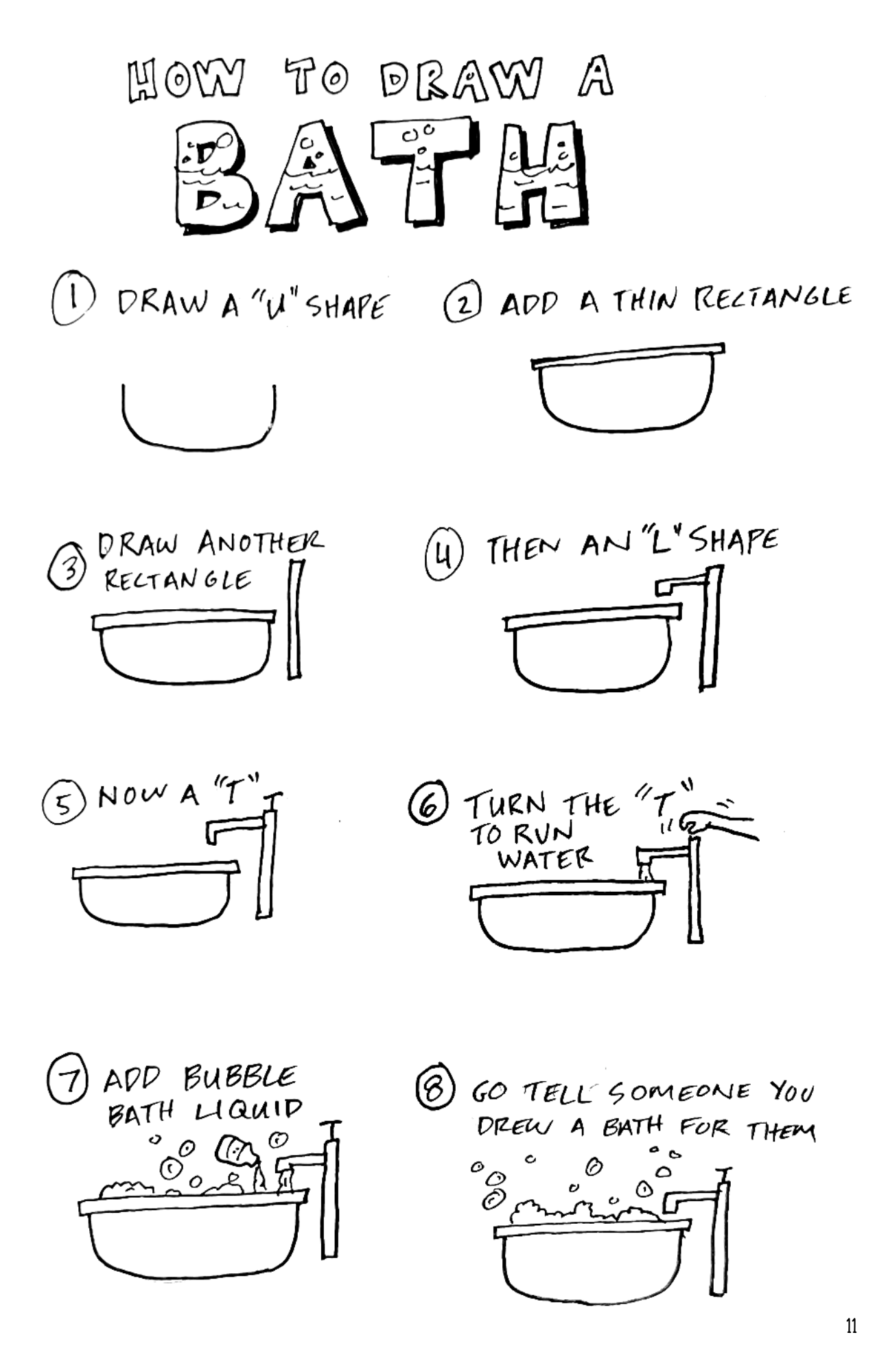 Oddballs: How to Draw a Bath – Hey, Jason Salas!
